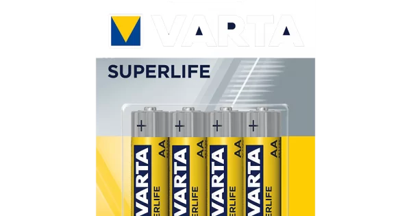 VARTA SUPERLIFE AA BATTERY LONG EXPIRY LASTING POWER ALKALINE ...