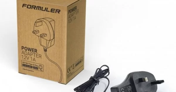 Power Supply for Formuler Boxes 3 Pin Irish Plug UK Adapter ...