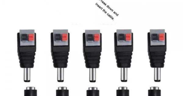 Pack of 10 Pairs in 5.5mm x 2.1mm Jack Connectors and Plug ...