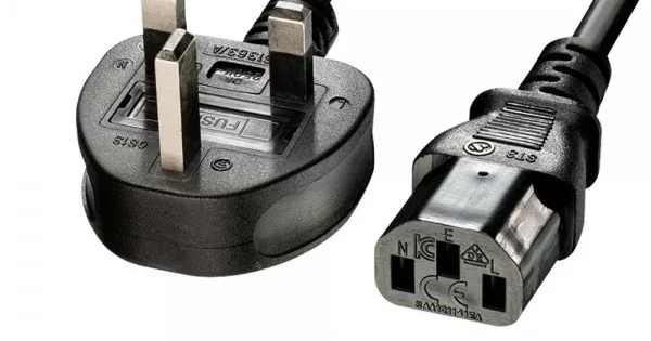 MAINS POWER CABLE UK IRL PLUG KETTLE LEAD CONNECTOR SOCKET ...