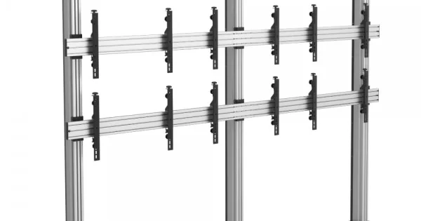 Revez 9 Screen Video Wall Bolt Down Stand for 45-50"