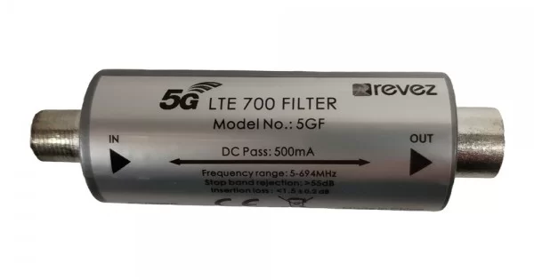 REVEZ 5G LTE 700 Hz FILTER INLINE TV AERIAL SIGNAL STOP 5G ...