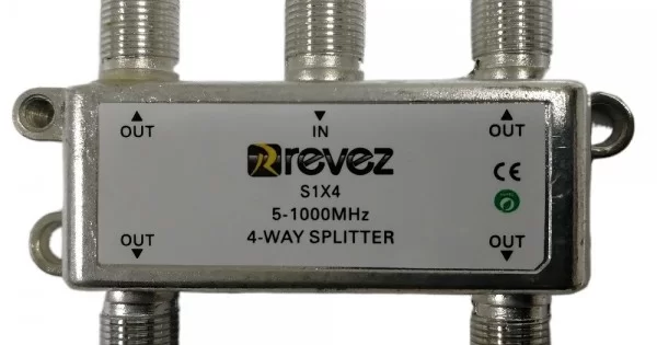 4 WAY PASSIVE SPLITTER FOR SPLITTING SAORVIEW TV SIGNAL FROM ...
