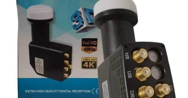 BLAZER T4 Quad LNB WITH TERRESTRIAL INPUT KU-BAND ULTRA HD ...