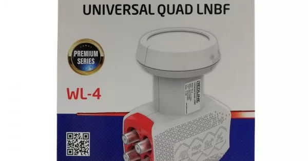 Universal LNBs : Quad LNB WL-4 Redline 0.1 DB HIGH GAIN