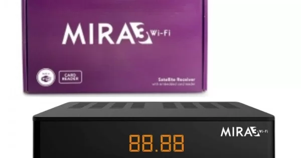 Amiko MIRA 3 WiFi Satellite Receiver Box Free to air TV Card ...